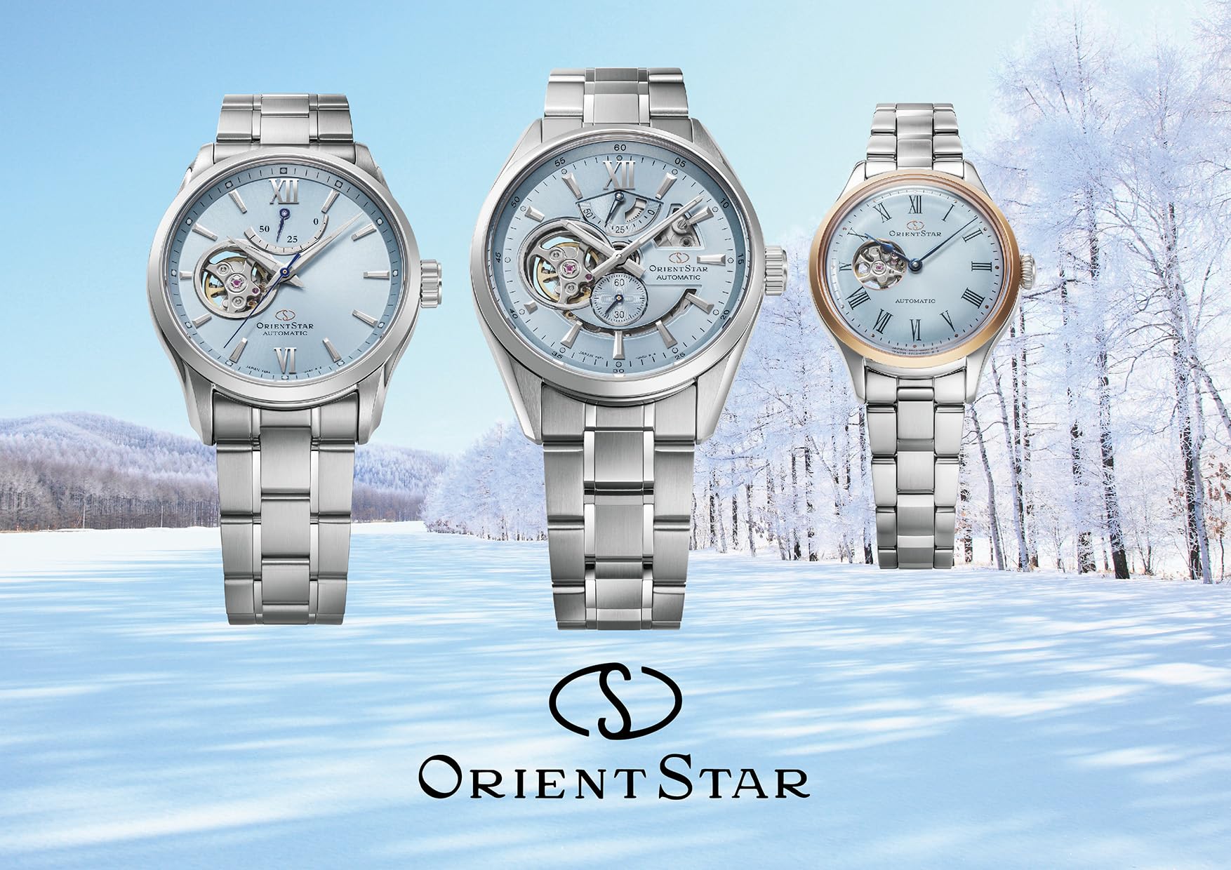 Home JapanEZ Find Orient Star Men's Sky Blue Automatic Open Heart Watch ...