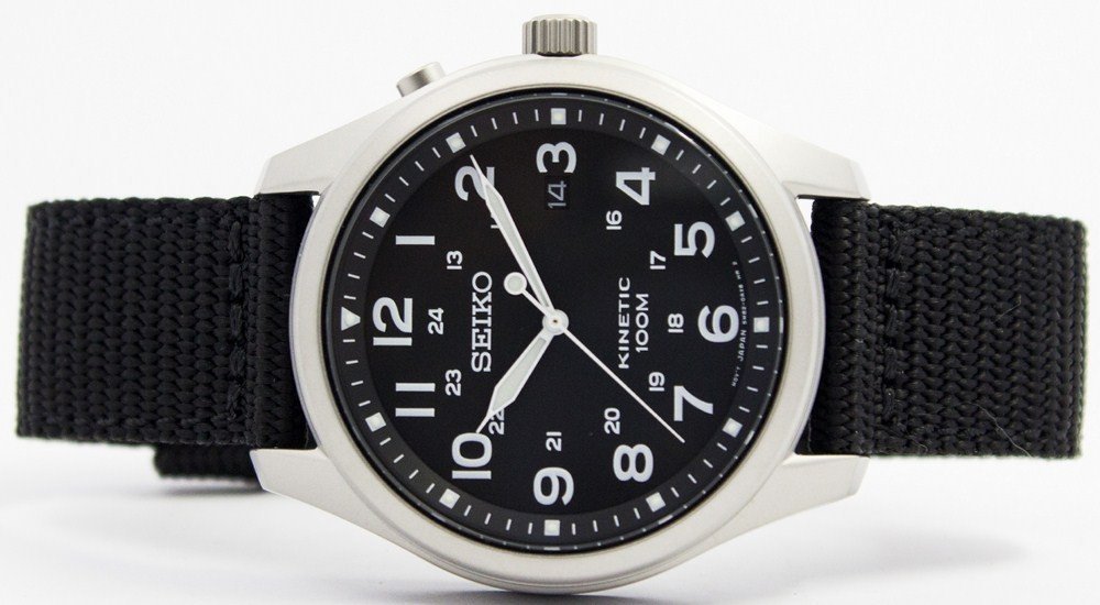 Home JapanEZ Find Seiko Kinetic Quartz Men's Watch SKA727P1 Black ...