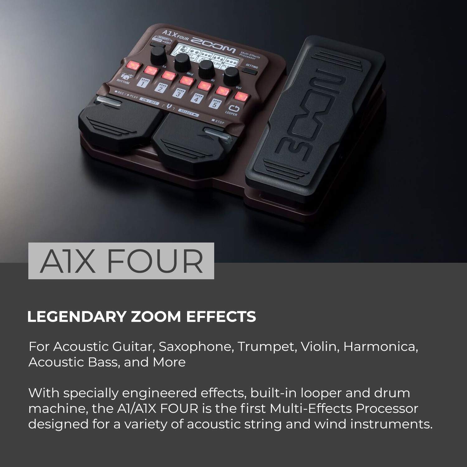 Home JapanEZ Find Zoom A1X Four Multi-Effects Processor with Pedal for ...